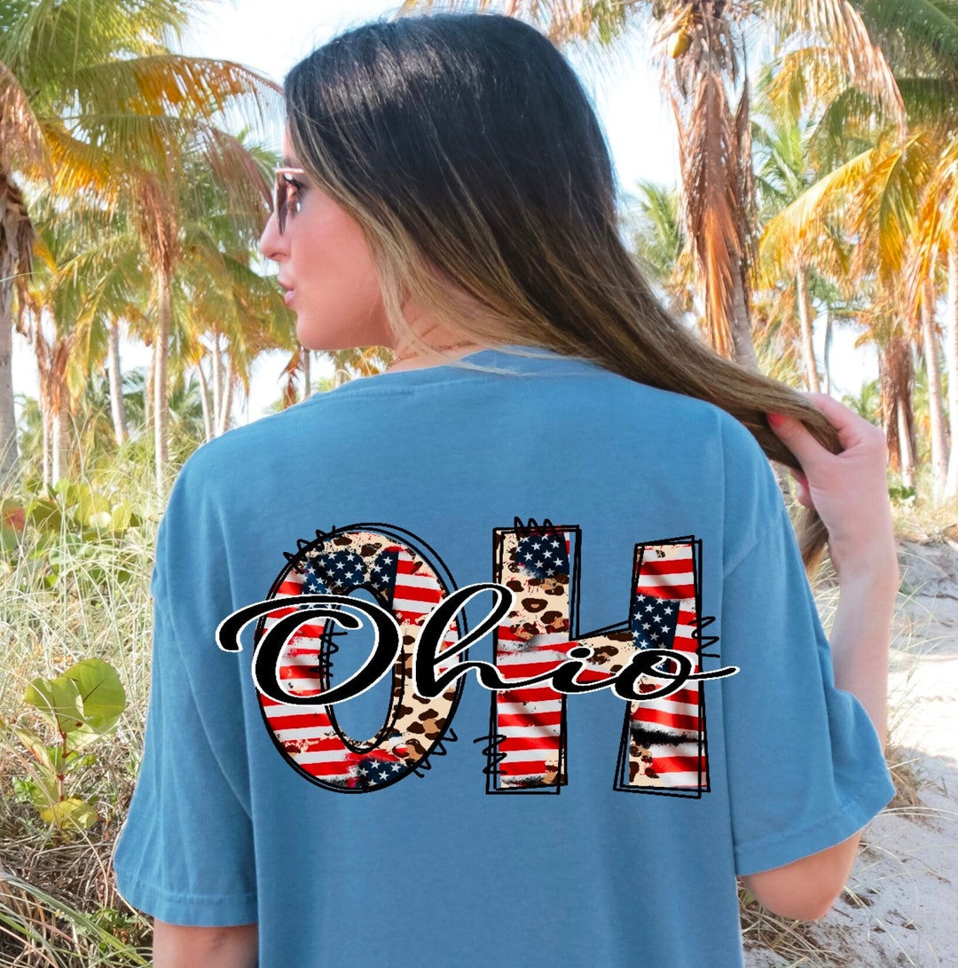 Patriotic Ohio Png Sublimation Design, State Png, Ohio Png, 4th of July ...