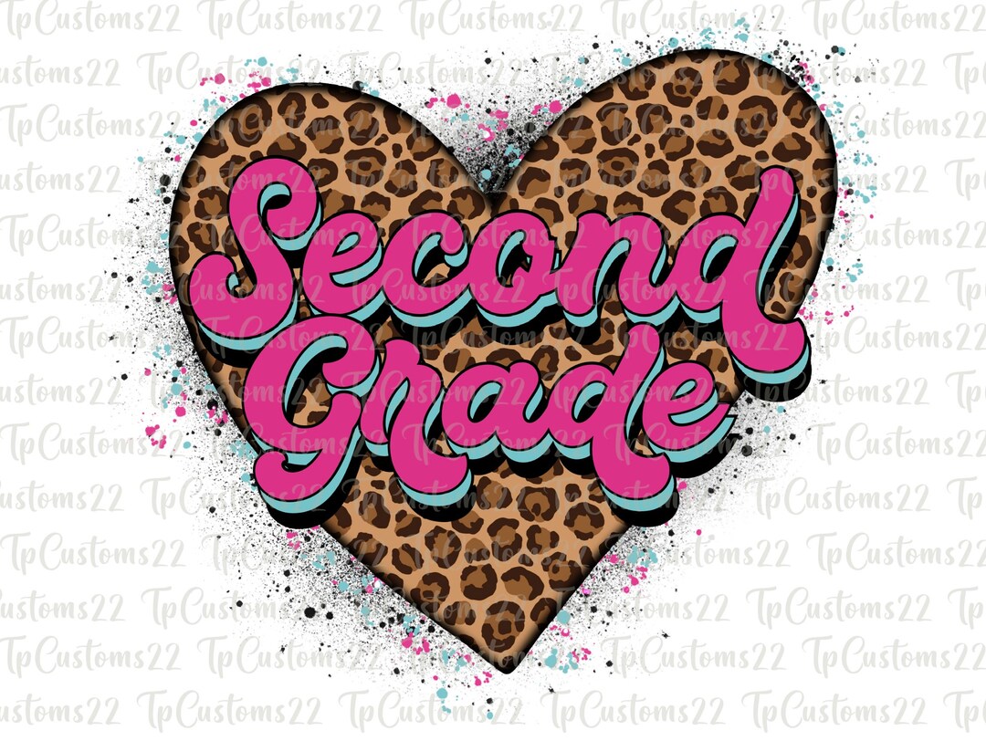 Retro Leopard Second Grade Sublimation Designs Downloads, Lightening ...
