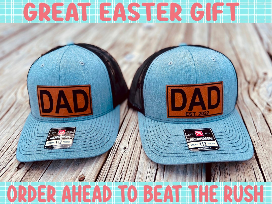 Dad Leather Patch Hat Leatherette Richardson 112 Leather Patch Hat ...