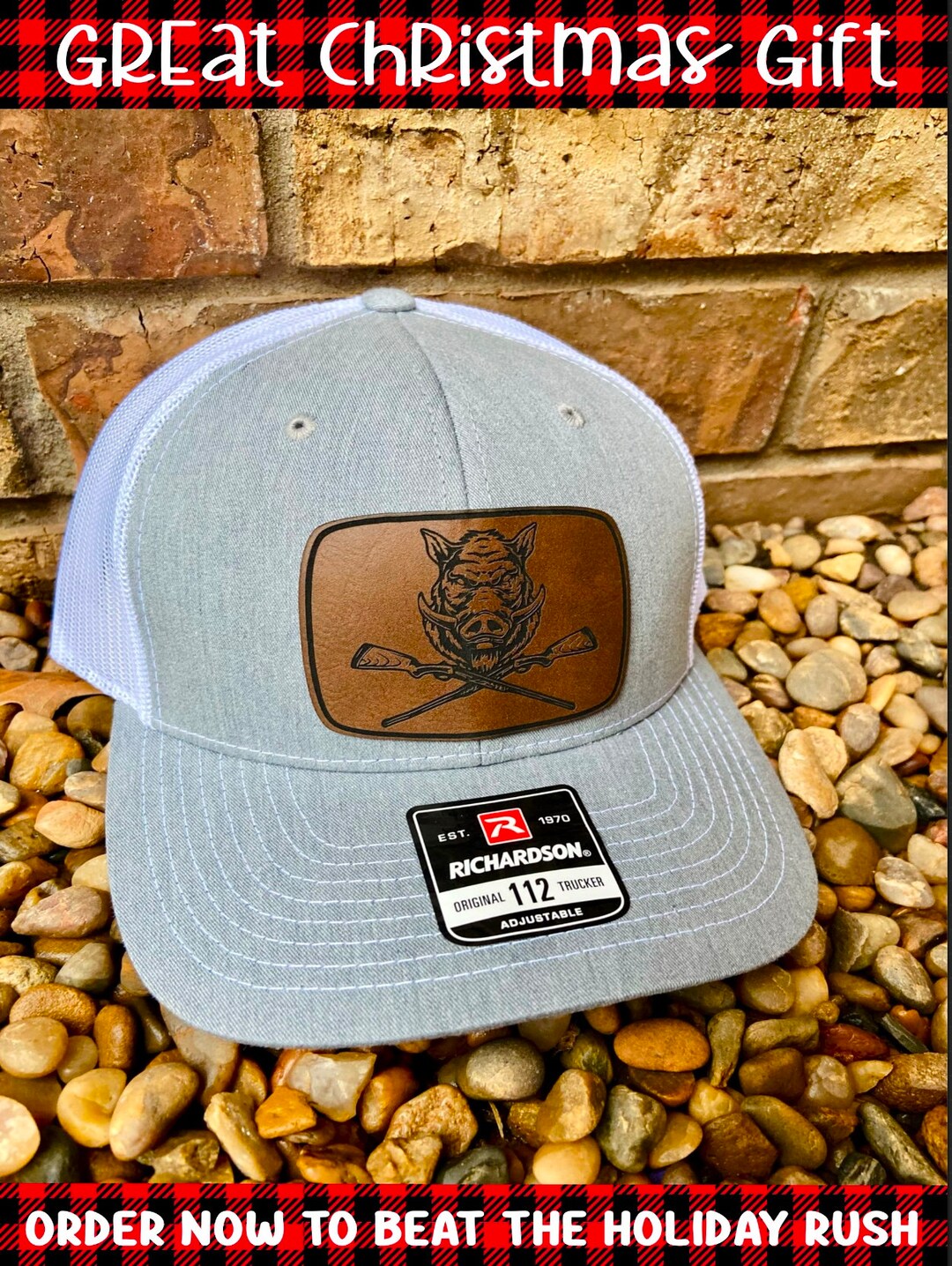 Hog Hunting, Boar Hunter, Feral Hogs Fishing, Leather Patch Hat ...