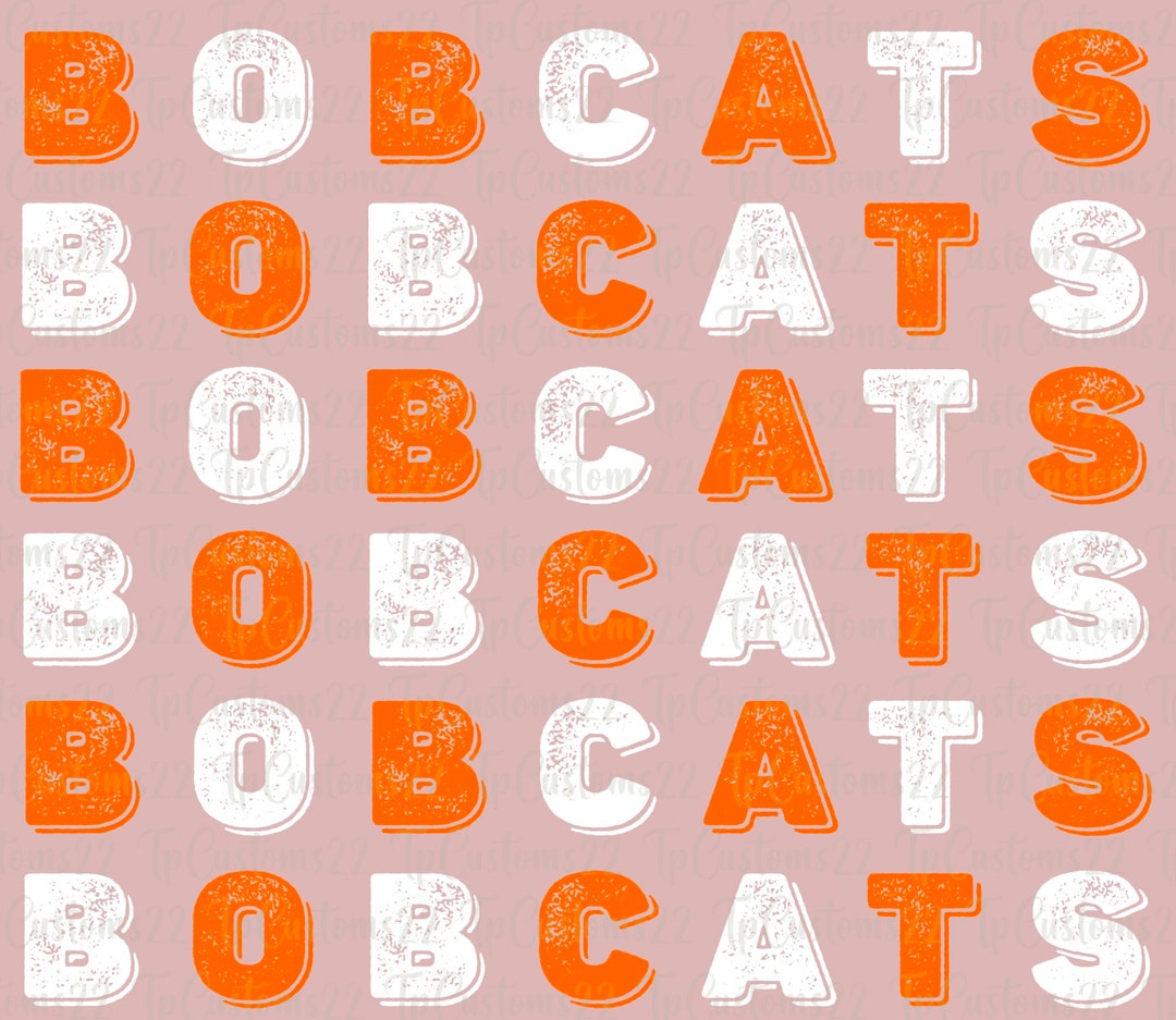 Bobcats PNG, School Mascot Png, Orange and White Bobcat, School Colors ...