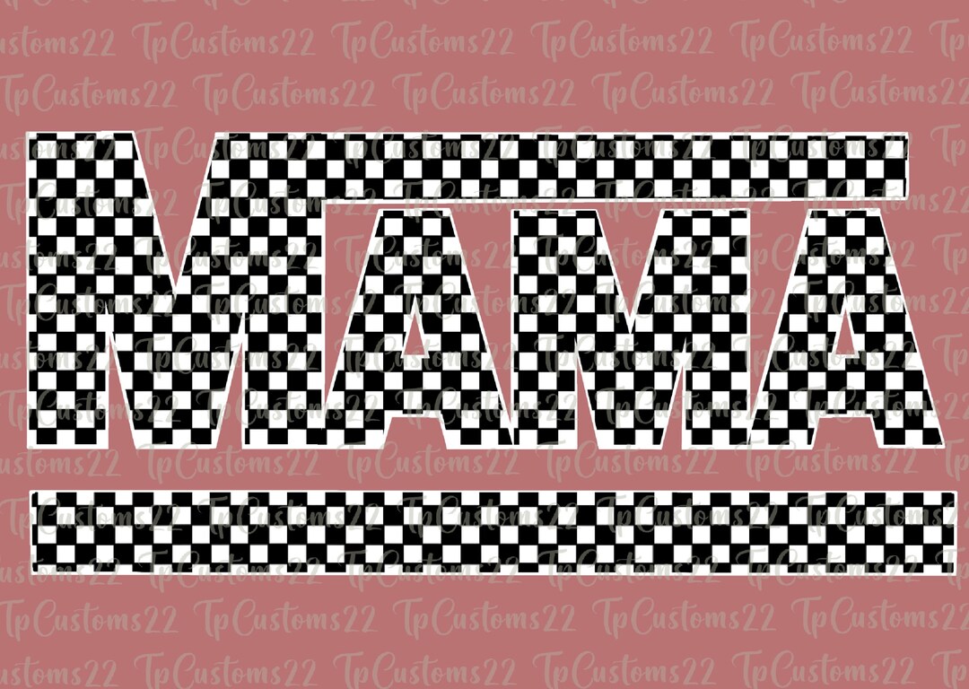 Checkered Mama PNG, Checkered Png, White Mama Png, Badass Mom Png, Mama ...