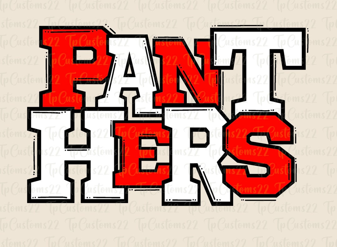 Football Panthers PNG, Football Png, Red and White Panthers, Football ...
