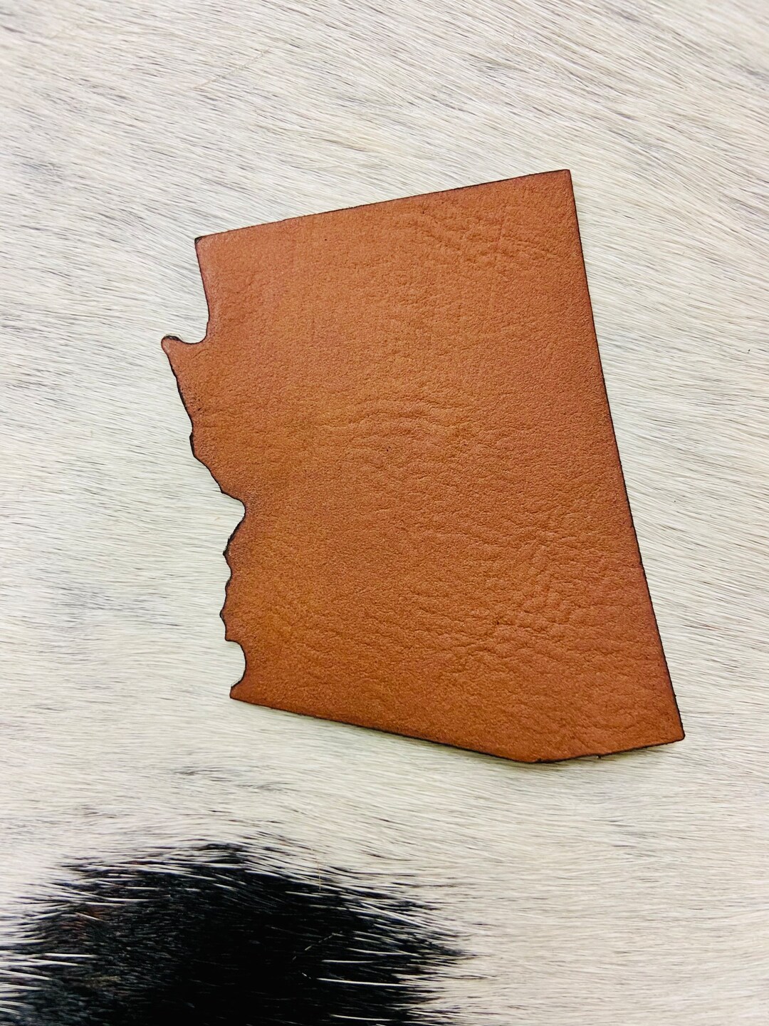 Blank Arizona State Leather Shape, Leatherette Patches With Adhesive ...
