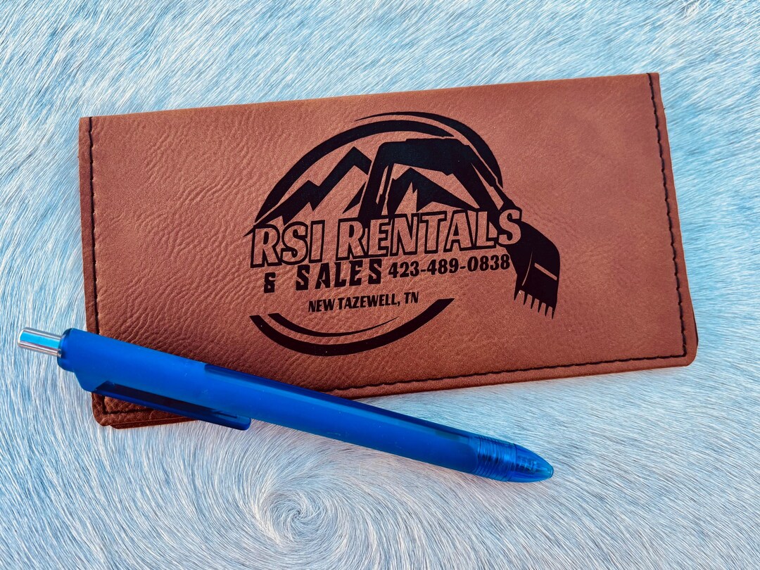 Personalized Checkbook Cover, Custom Leather Checkbook, Engraved ...