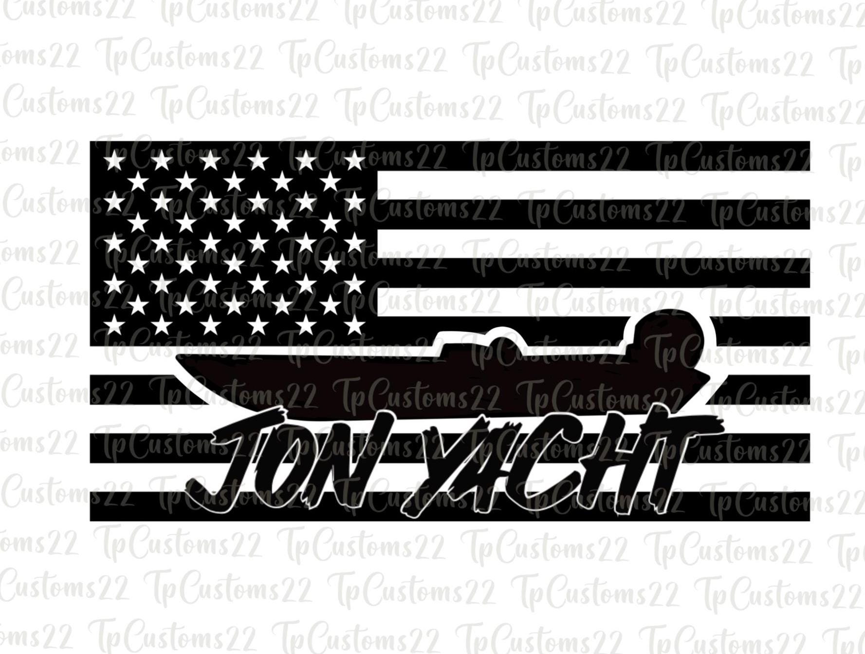 American Flag Jon Yacht PNG, Jon Boat Png, Jon Boat SVG, Jon Yacht Png ...