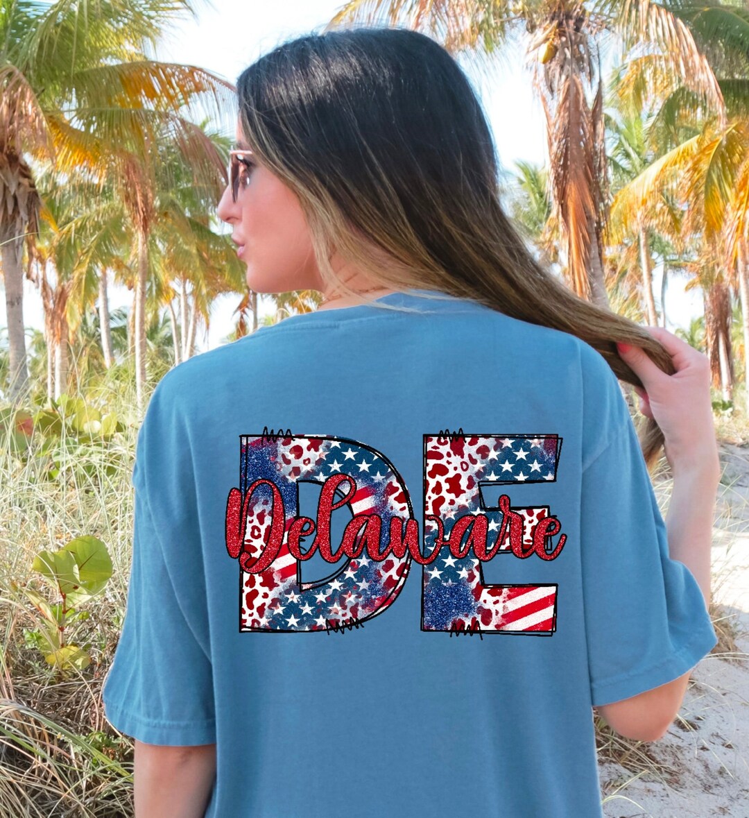 Patriotic Delaware Png Sublimation Design, State Png, Delaware Png, 4th ...