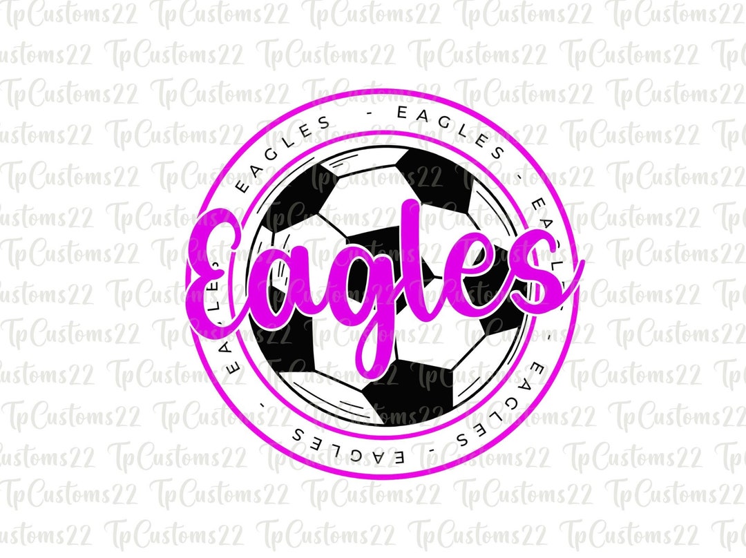 Eagles Soccer PNG, Soccer Png, Pink Eagles Png, Soccer Shirt, Team ...