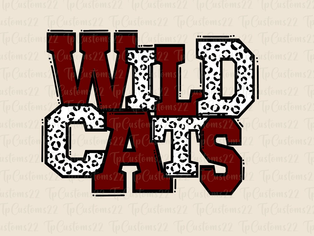 Wildcats Maroon Football PNG, School Mascot Png, Maroon and White ...