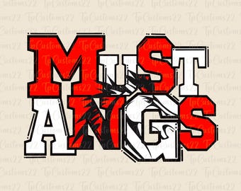 Mustangs Blue Football PNG, School Mascot Png, Blue and White Mustangs ...