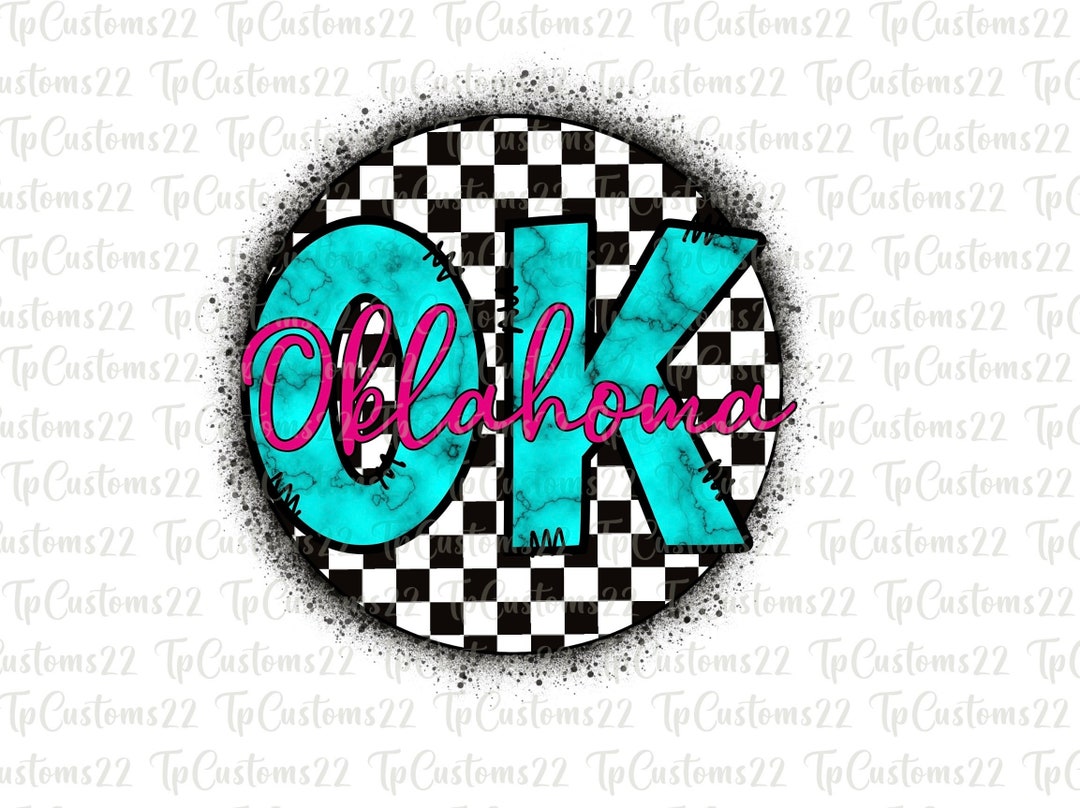 Retro 90s Oklahoma Png Sublimation Design, State Png, Oklahoma Png ...