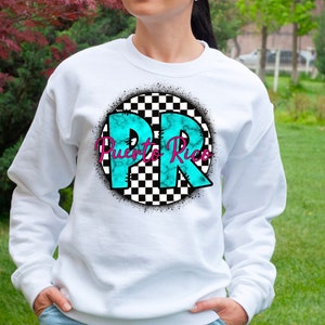 Retro 90s Puerto Rico Png Sublimation Design, State Png, Puerto Rico ...