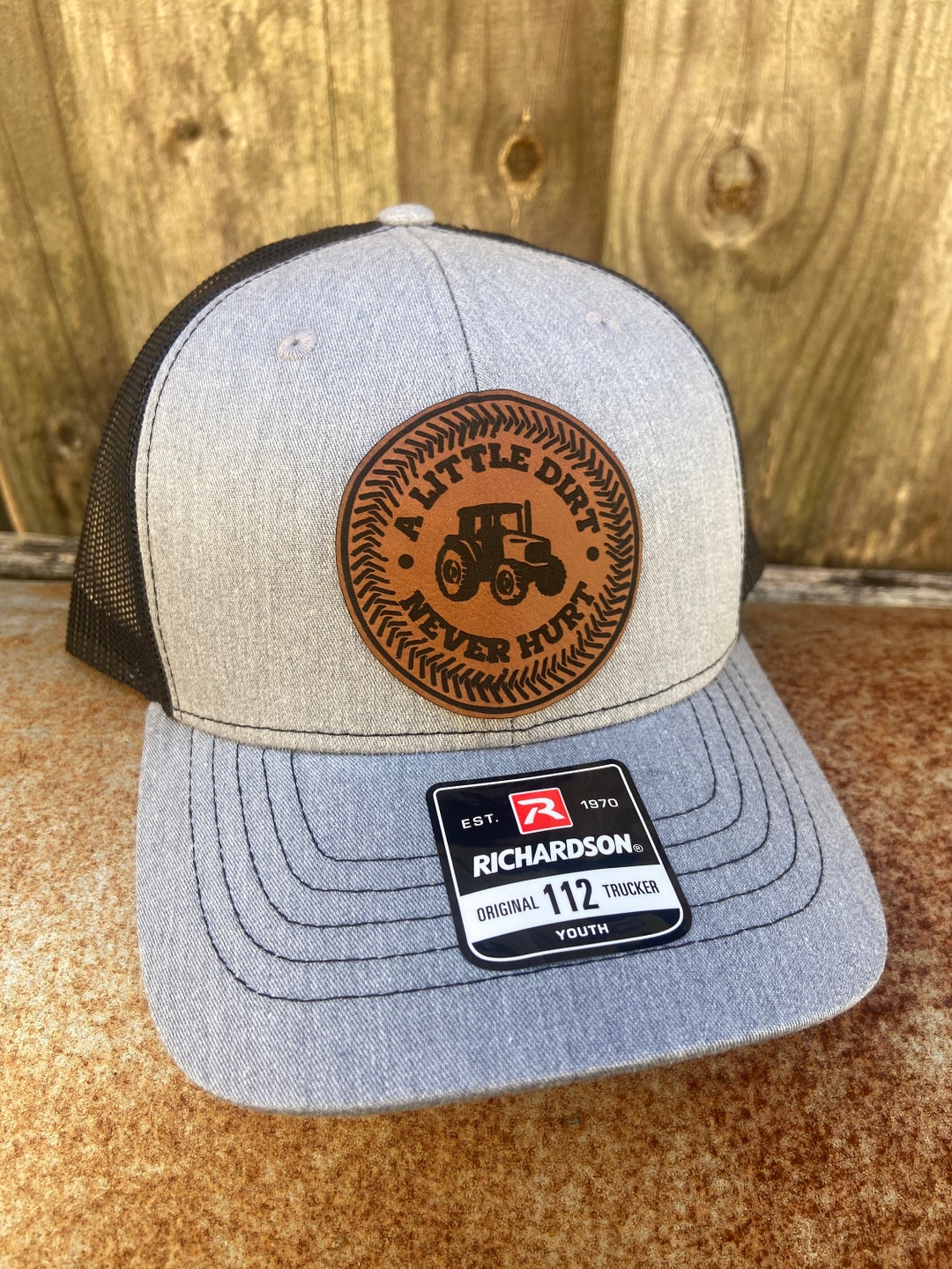A Little Dirt Never Hurt Hat, Tractor Hat, Personalized Boys Hat, Farm ...