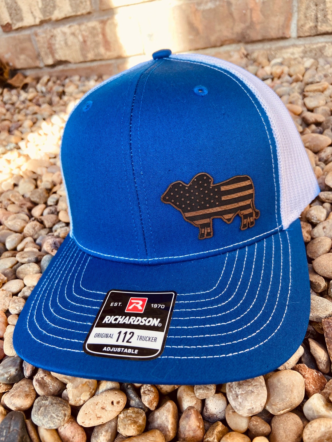 Leather Brahman Hat Leather, Brahma Bull Hat, Stock Show Hat, Leather ...