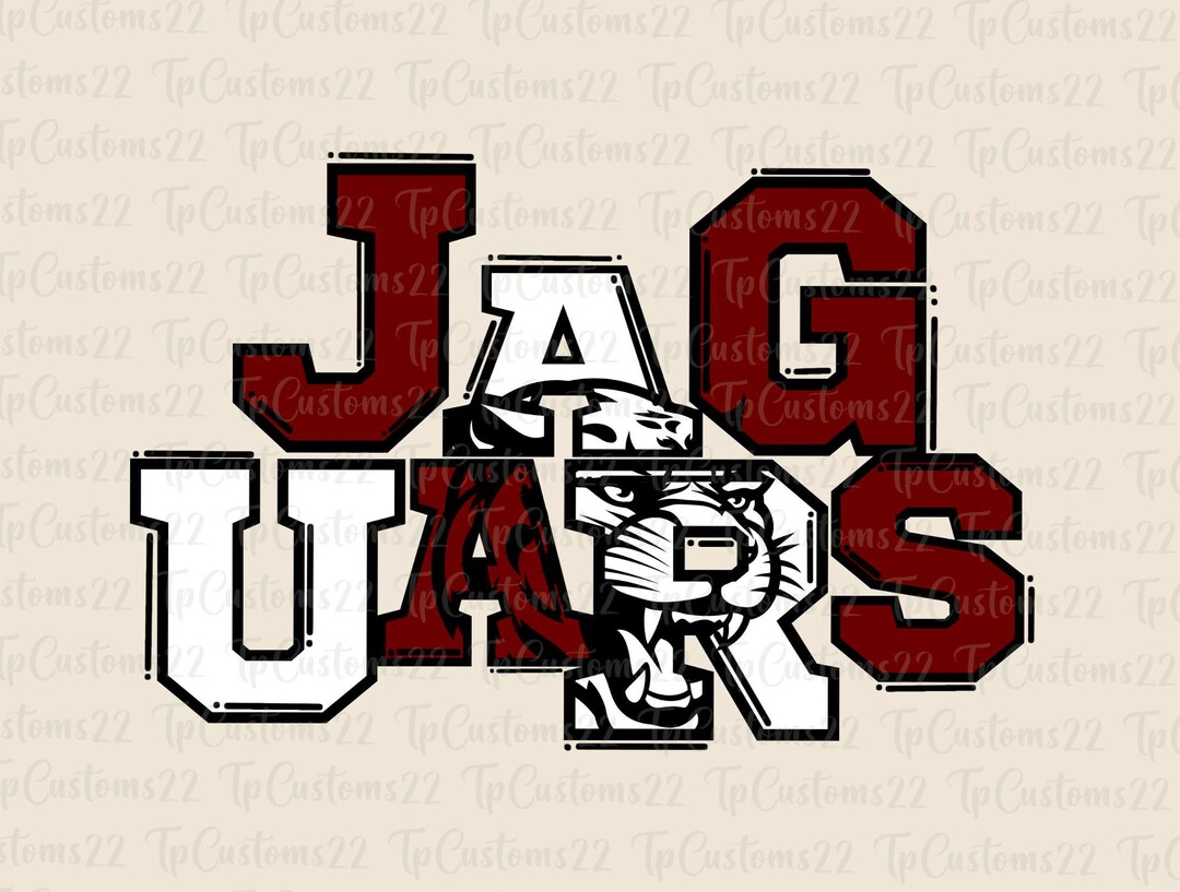 Jaguars Maroon Football PNG, School Mascot Png, Maroon & White Jaguars ...