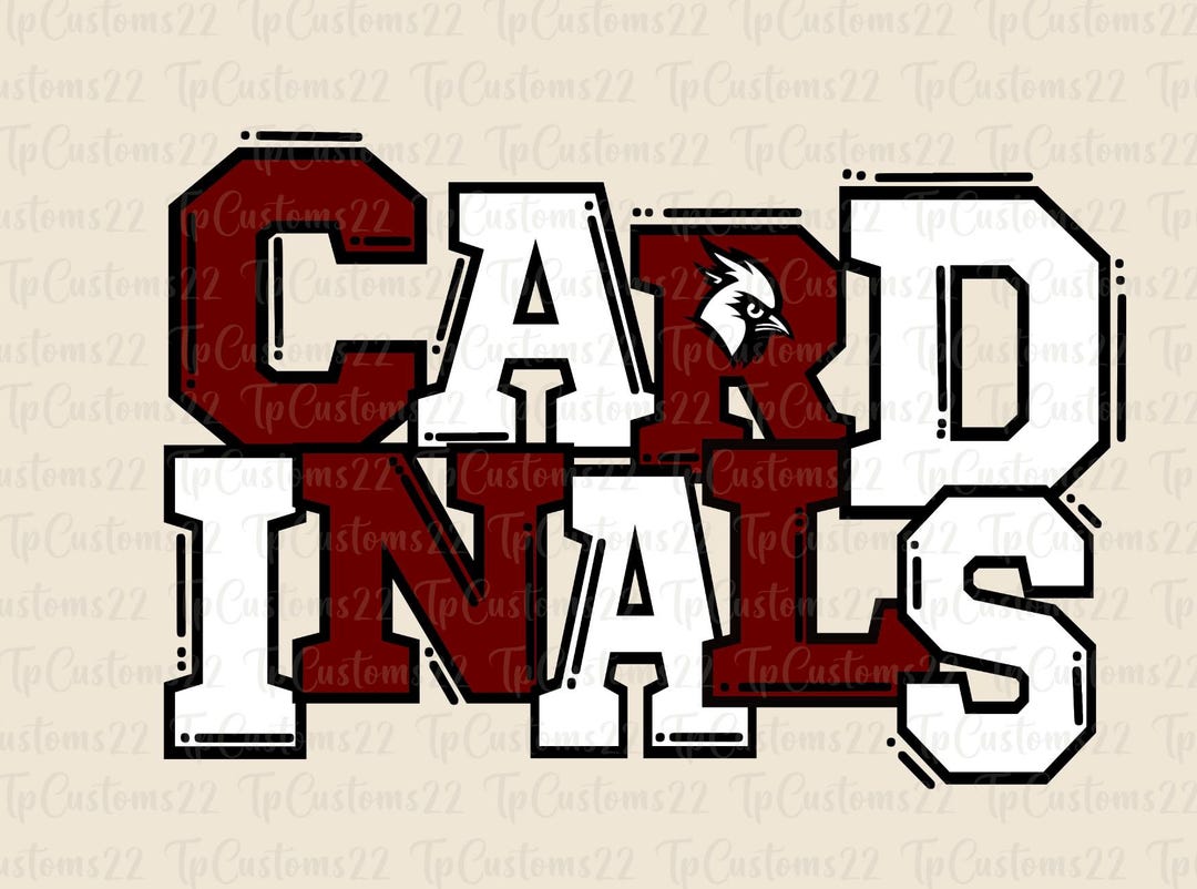 Cardinals Maroon Football PNG, School Mascot Png, Maroon and White ...