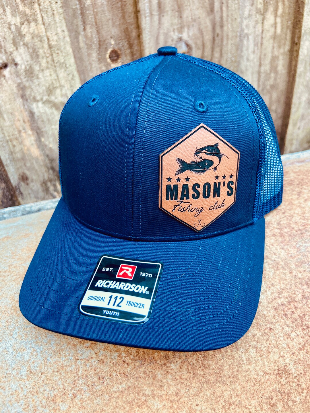 Kid Fishing Club Hat, Personalized Fishing Club Hat, Catfish Fishing ...