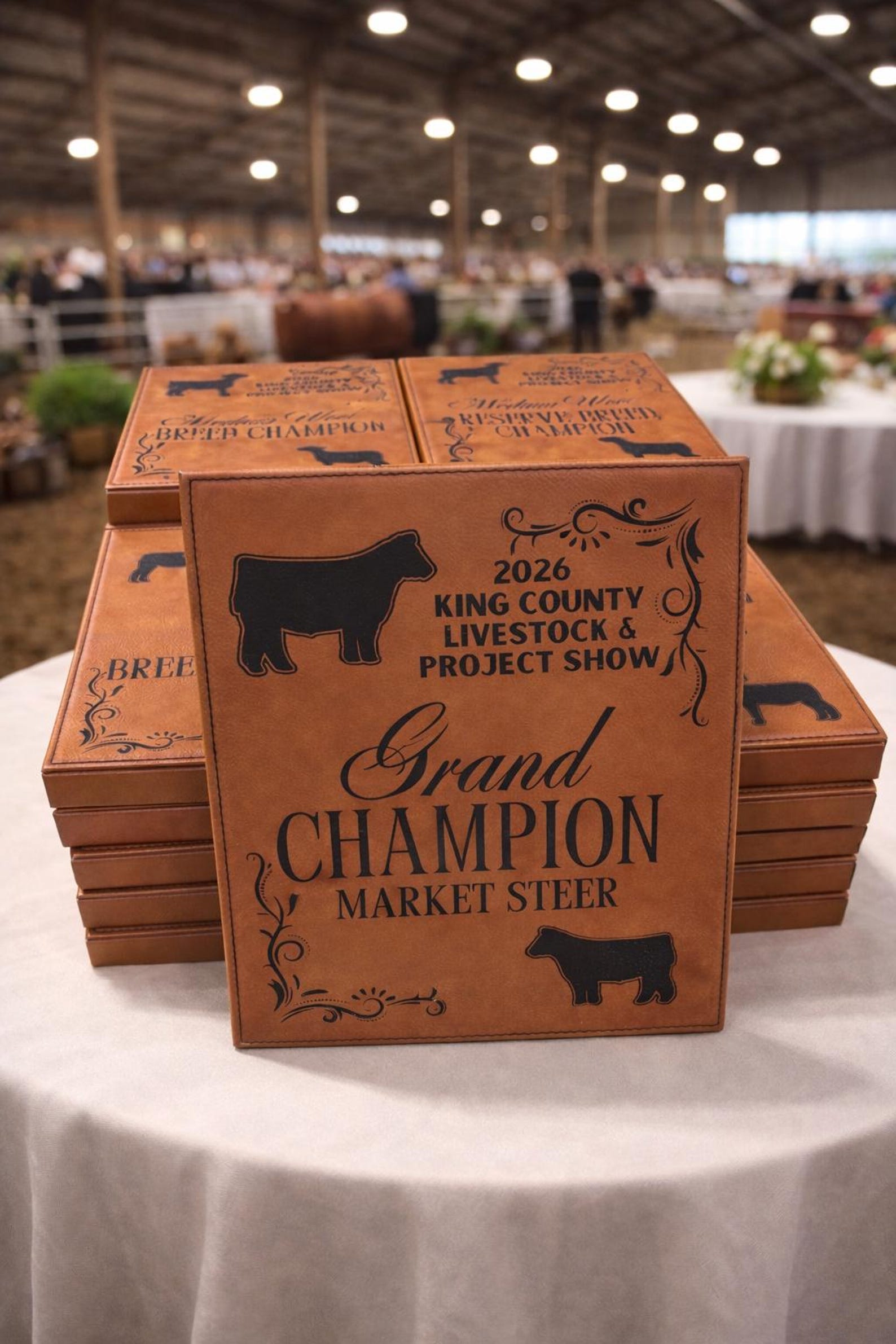 Livestock Steer Show Award Plaque, Steer Show Award, Cattle Show Award ...