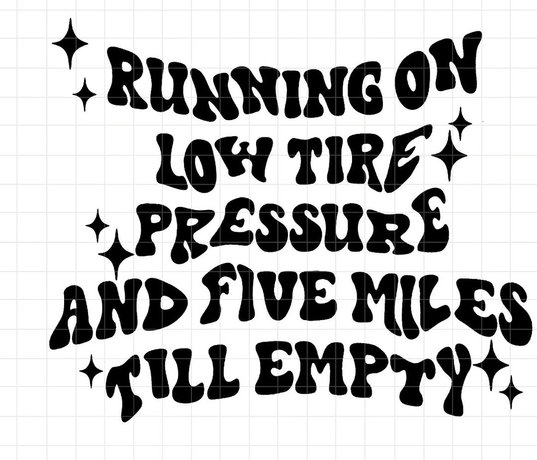 Running on Low Tire Pressure Wavy PNG Hottie PNG, Sublimation Png ...