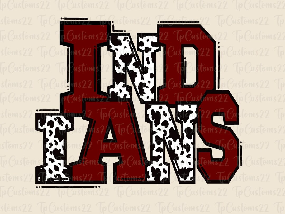 Indians Maroon Football PNG, School Mascot Png, Maroon and White ...