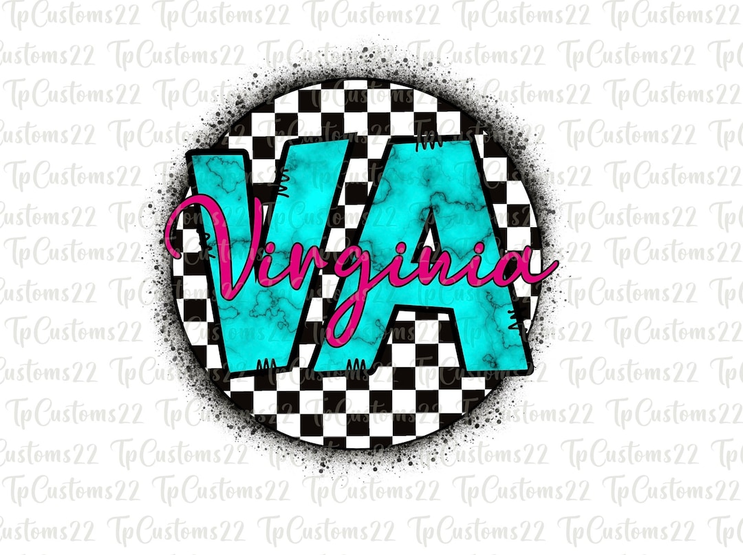 Retro 90s Virginia Png Sublimation Design, State Png, Virginia Png ...