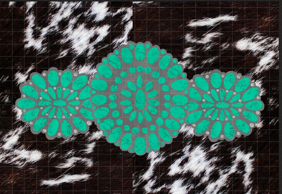 Turquoise Cowhide Glitter Background Png Sublimation Design, Western ...