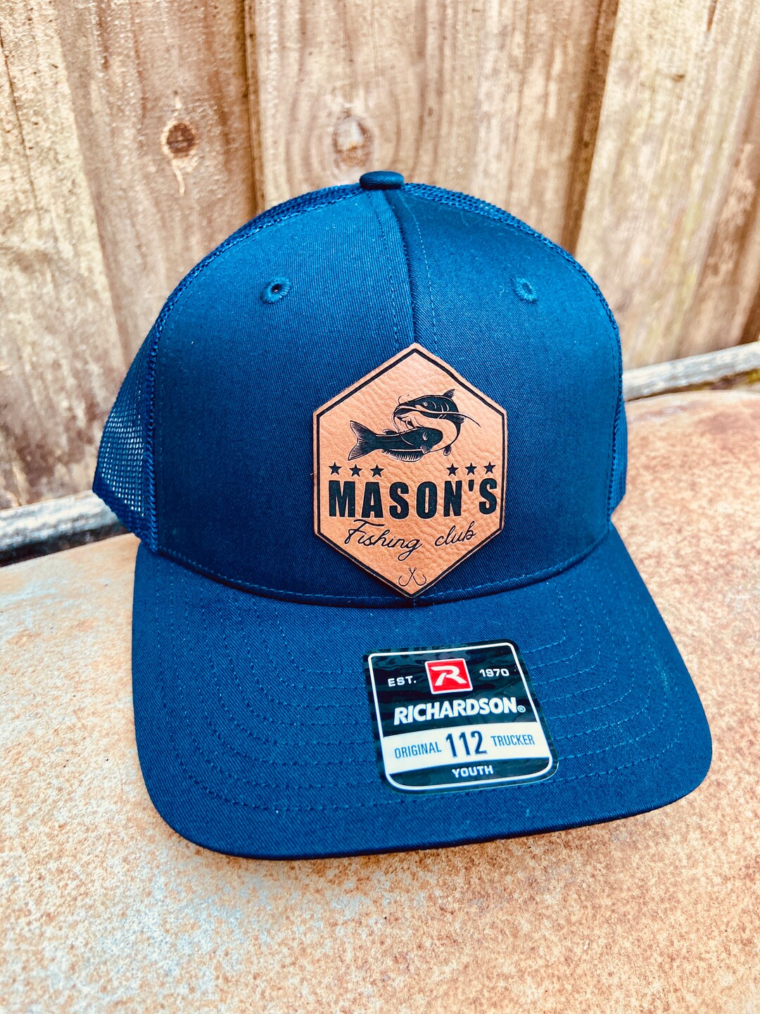 Kid Fishing Club Hat, Personalized Fishing Club Hat, Catfish Fishing ...