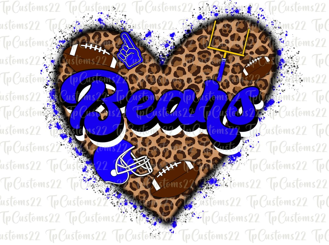 Football Bears PNG, Football Png, Blue and White Bears, Football Shirt ...