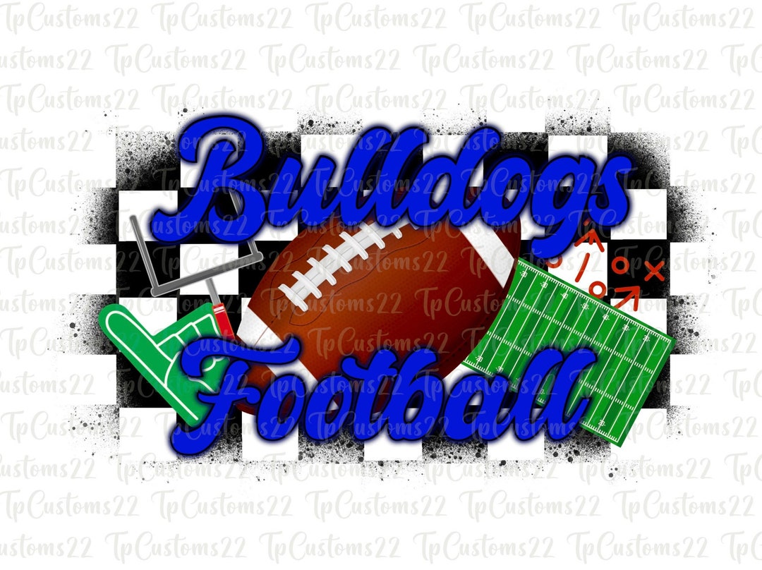 Bulldogs Football PNG, Football Png, Blue Bulldogs, Football Shirt ...
