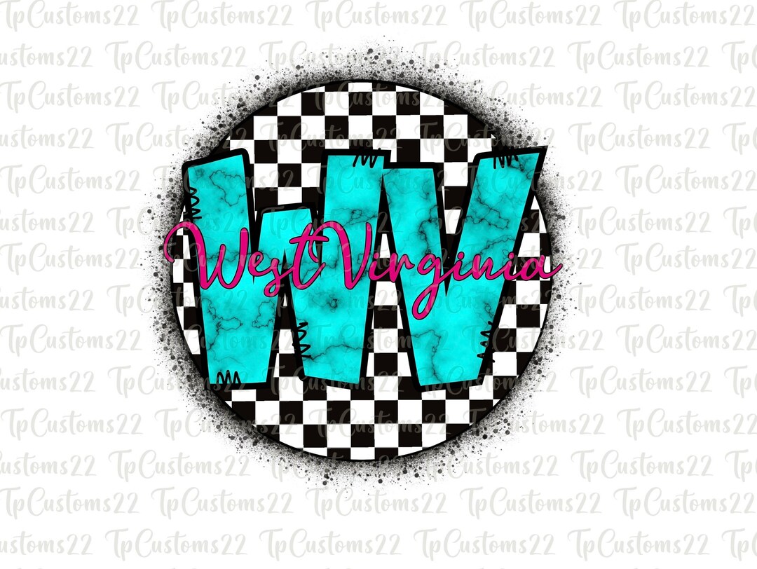 Retro 90s West Virginia Png Sublimation Design, State Png, West ...