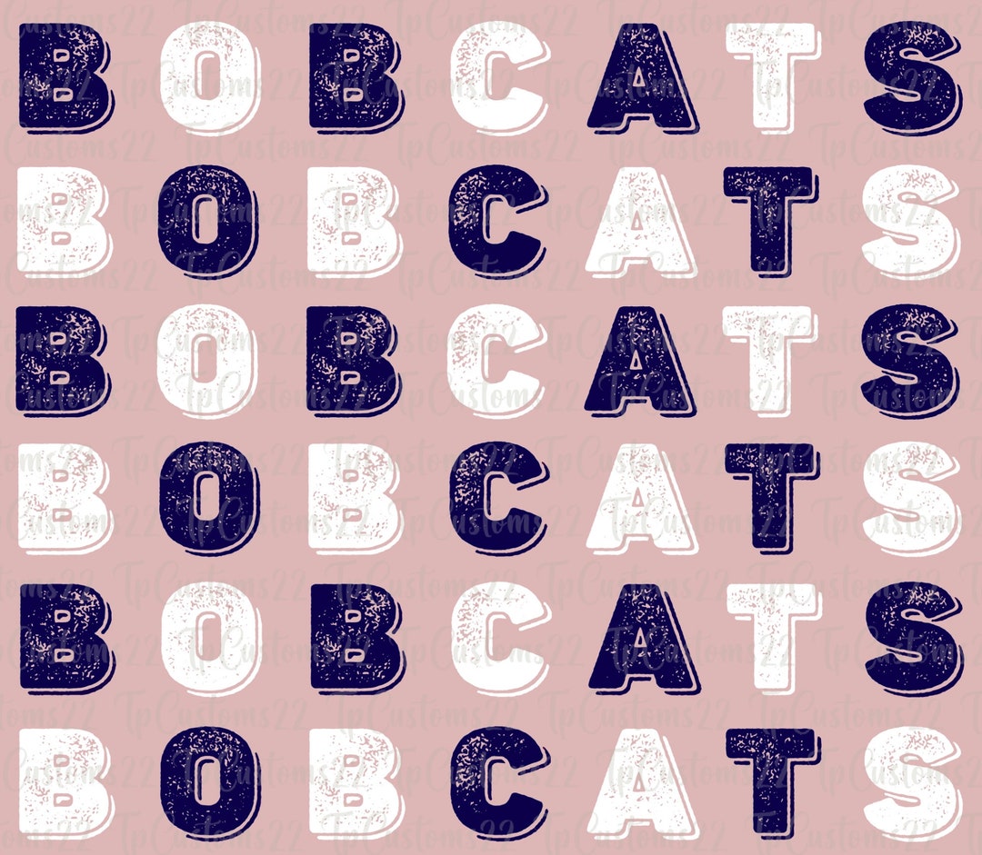 Bobcats PNG, School Mascot Png, Navy and White Bobcat, School Colors ...