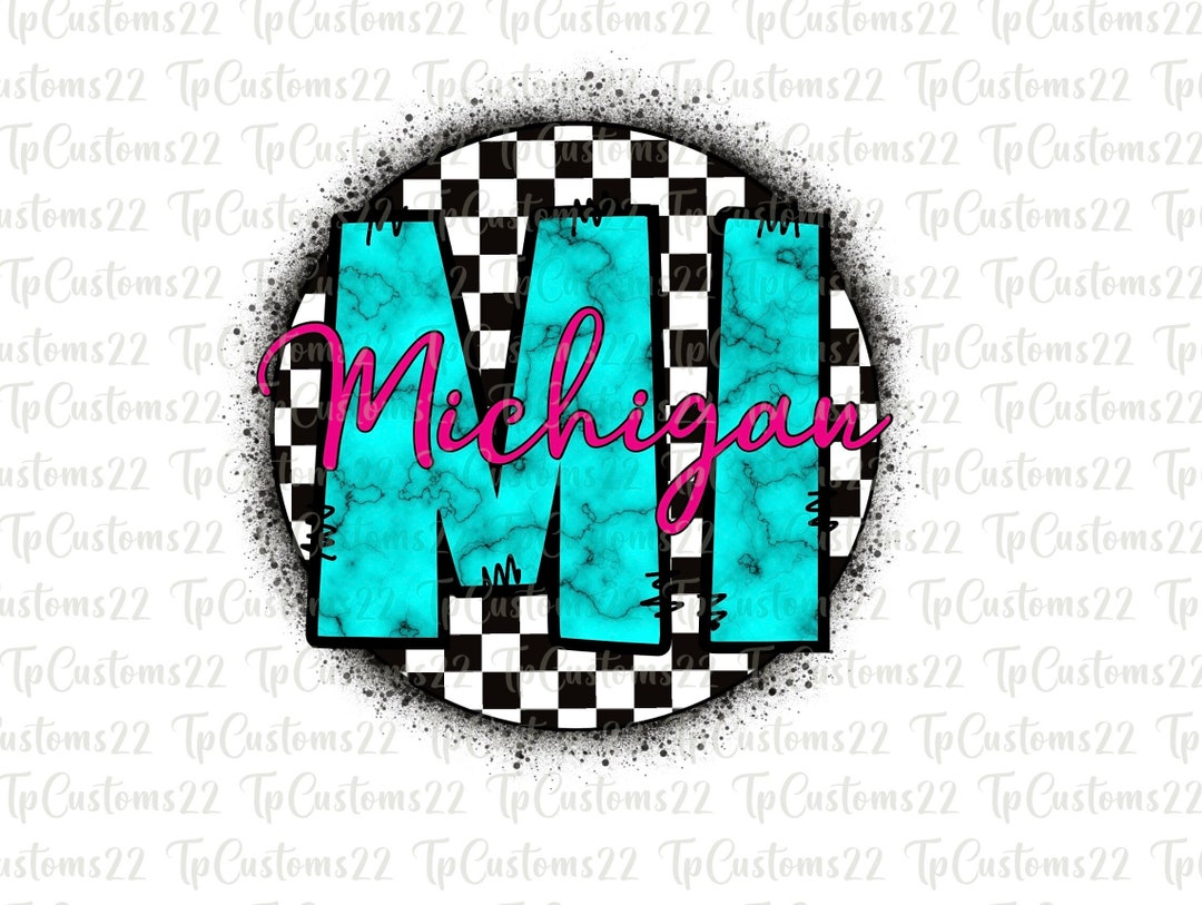 Retro 90s Michigan Png Sublimation Design, State Png, Michigan Png ...
