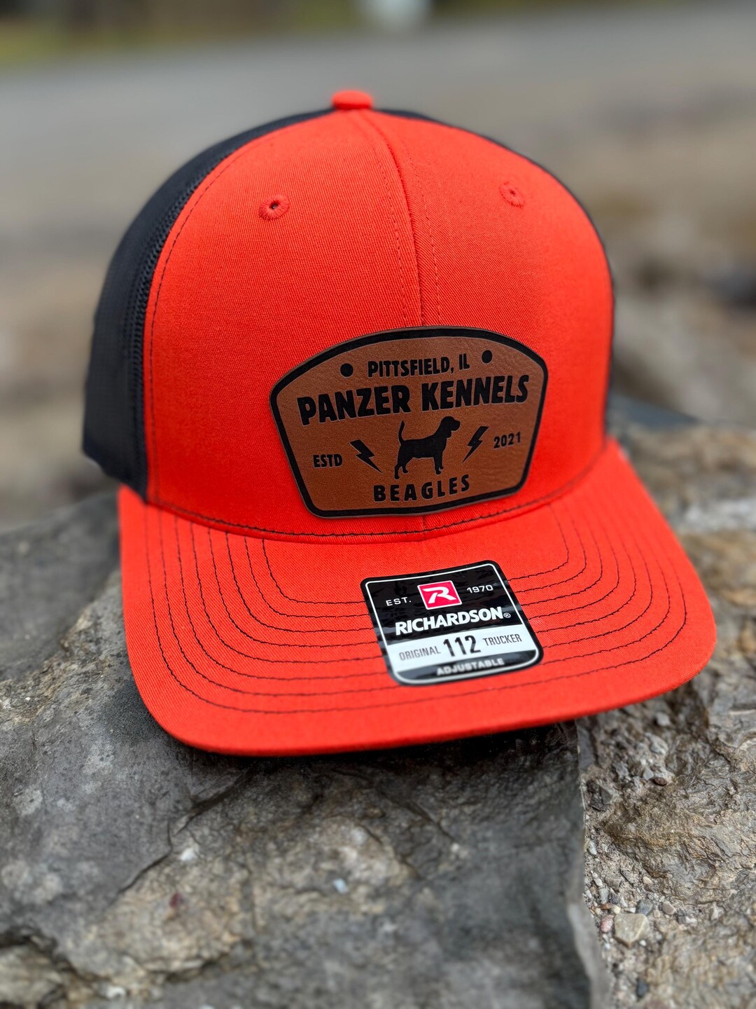 Custom Dog Kennel Hat, Hunting Club Leather Hats, Dog Kennel Hat ...