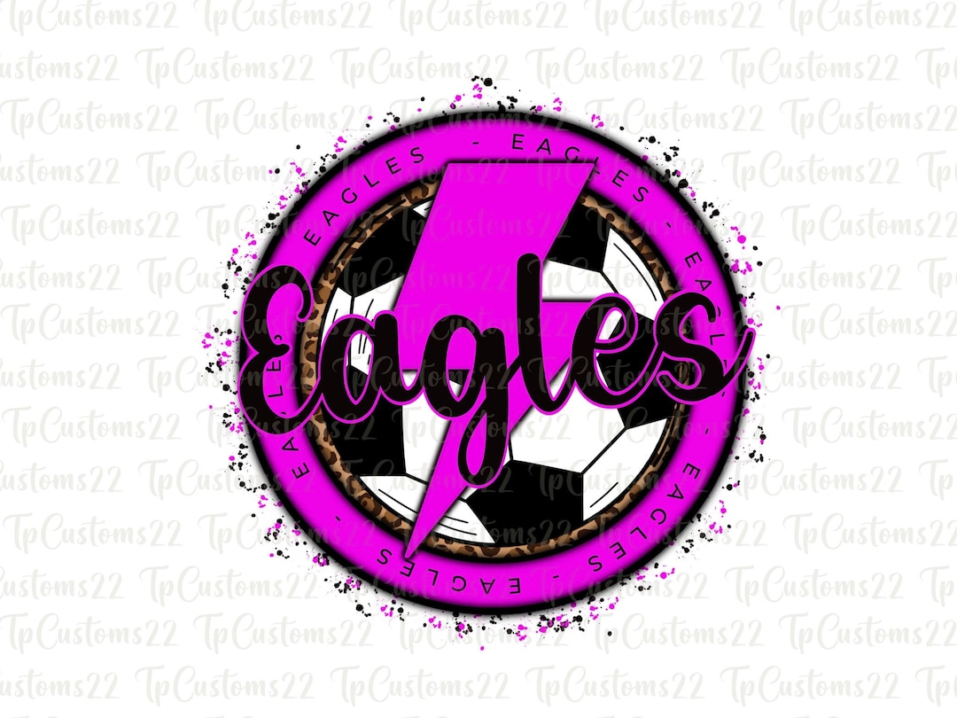 Eagles Soccer PNG, Soccer Png, Pink Eagles Png, Soccer Shirt, Team ...