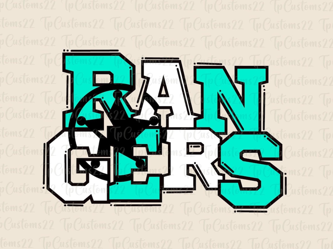 Rangers Mint Football PNG, School Mascot Png, Mint & White Rangers ...