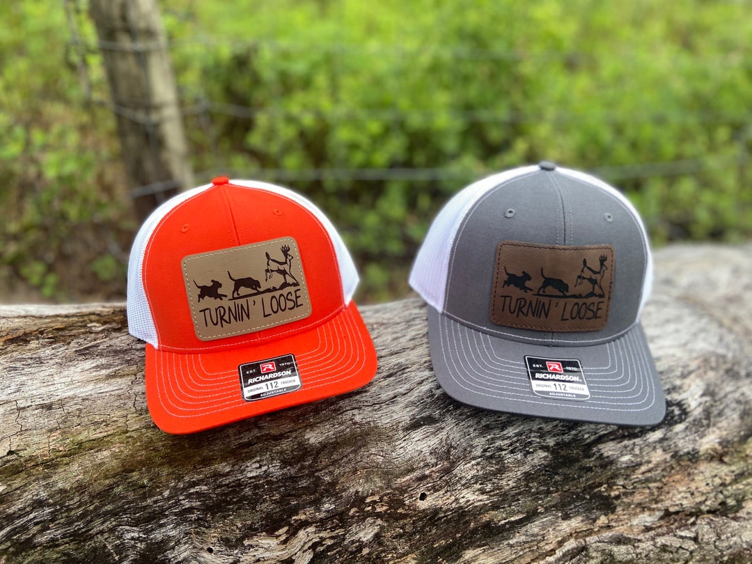 Hunting, Fishing, Leather Patch Hat, Richardson 112, Snapback, - Etsy