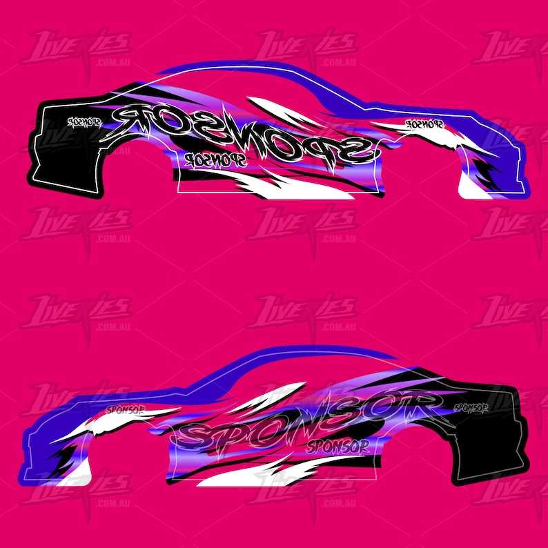 Fluid Pink Drift Livery Design - Car Wrap, Motorsport Livery, Drift ...