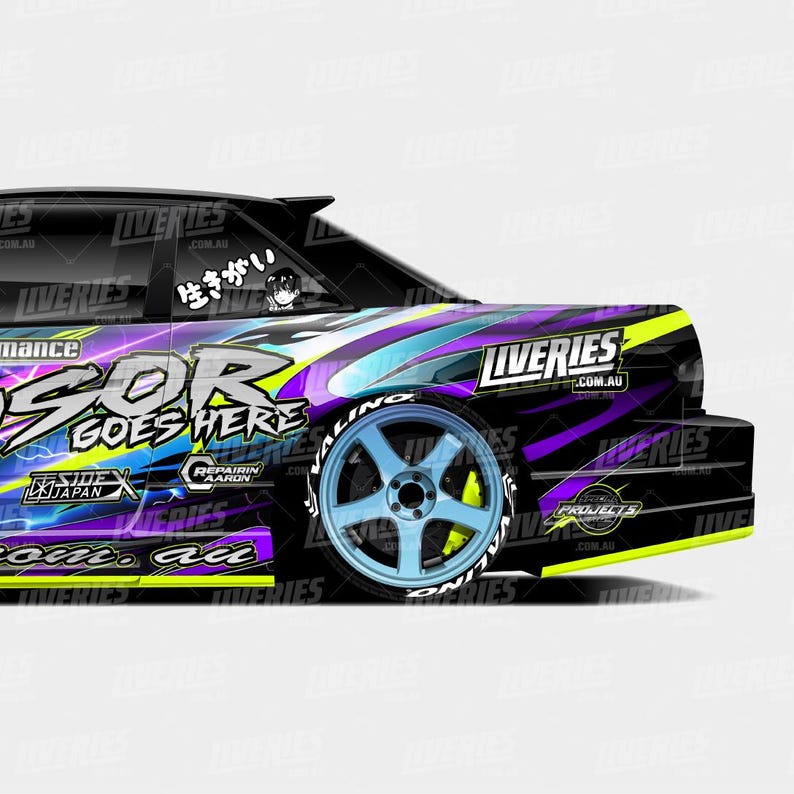 Ikigai Original Drift Livery Design - Digital File, Motorsport Livery ...