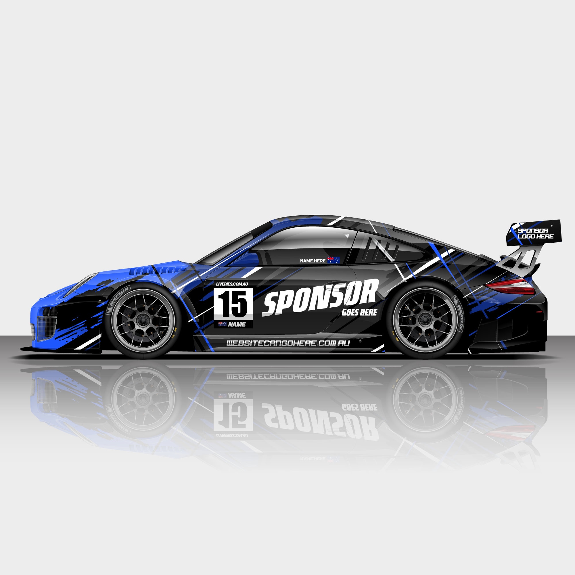 Crossed Lines Nightscape Circuit Livery - Digital File, Motorsport ...