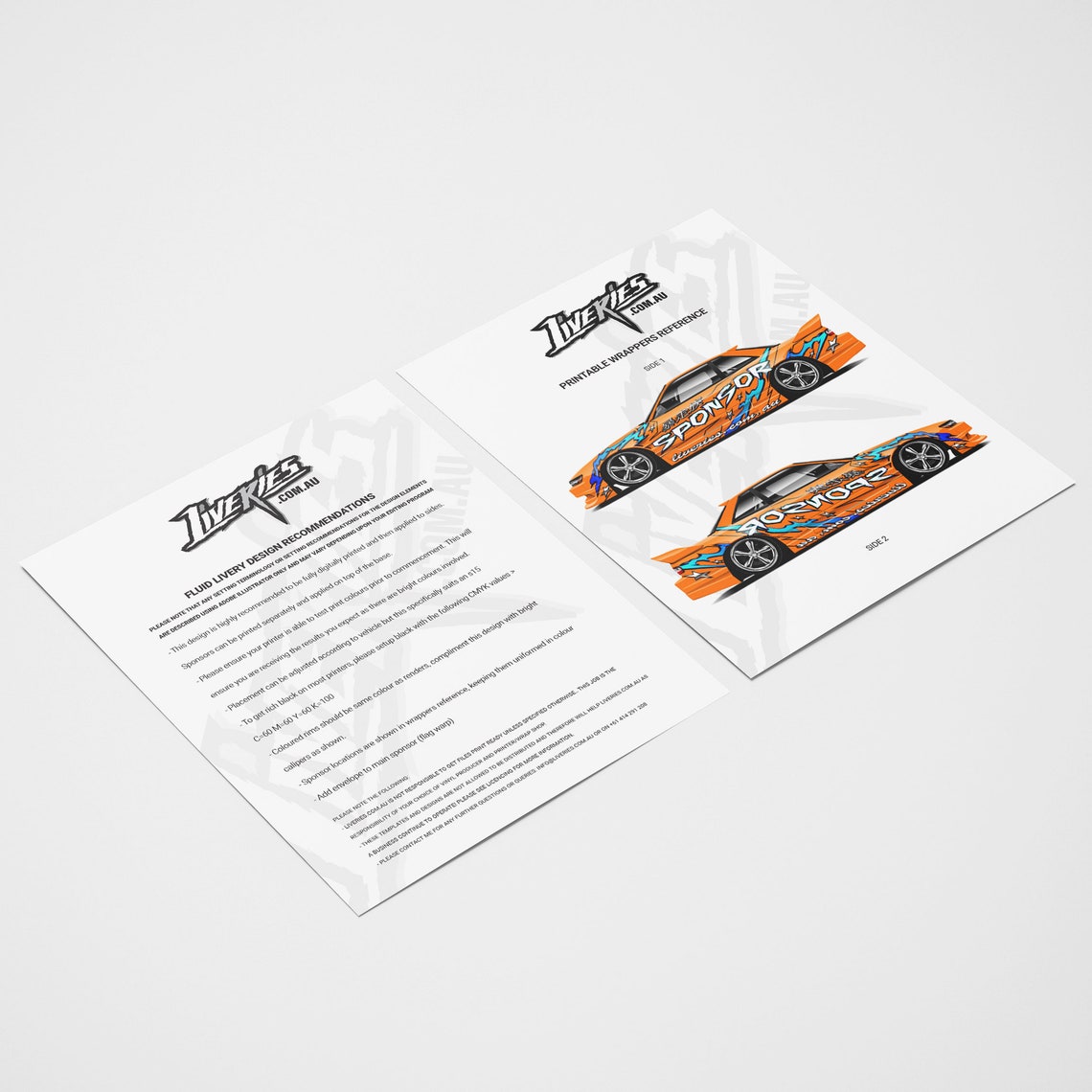 Beyond Stars Citrus Drift Livery Design - Car Wrap, Motorsport Livery, Drift Livery Design ...