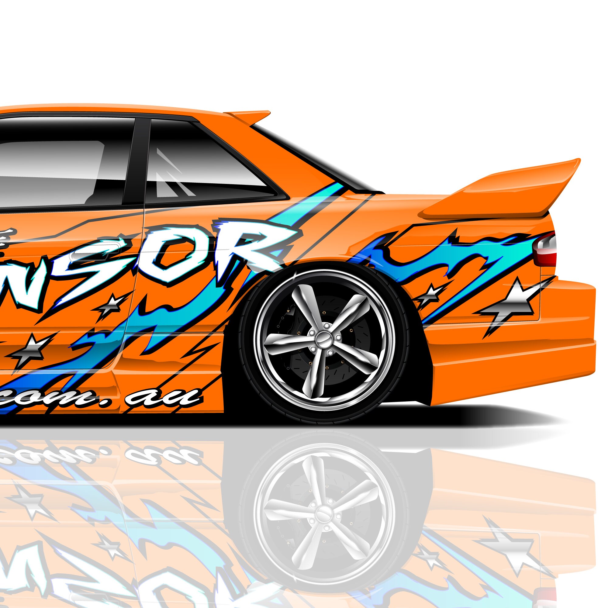 Beyond Stars Citrus Drift Livery Design - Digital File, Motorsport ...