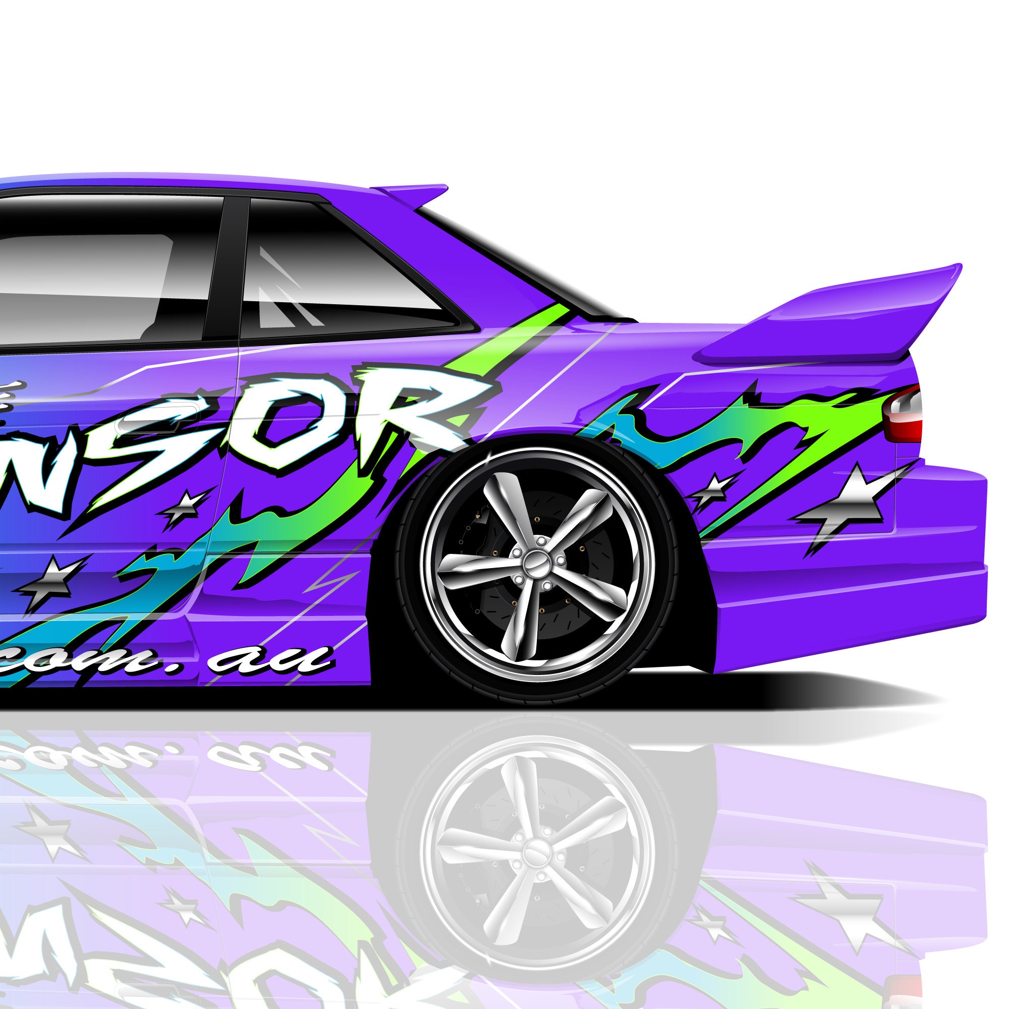 Beyond Stars Blurple Drift Livery Design - Digital File, Motorsport ...