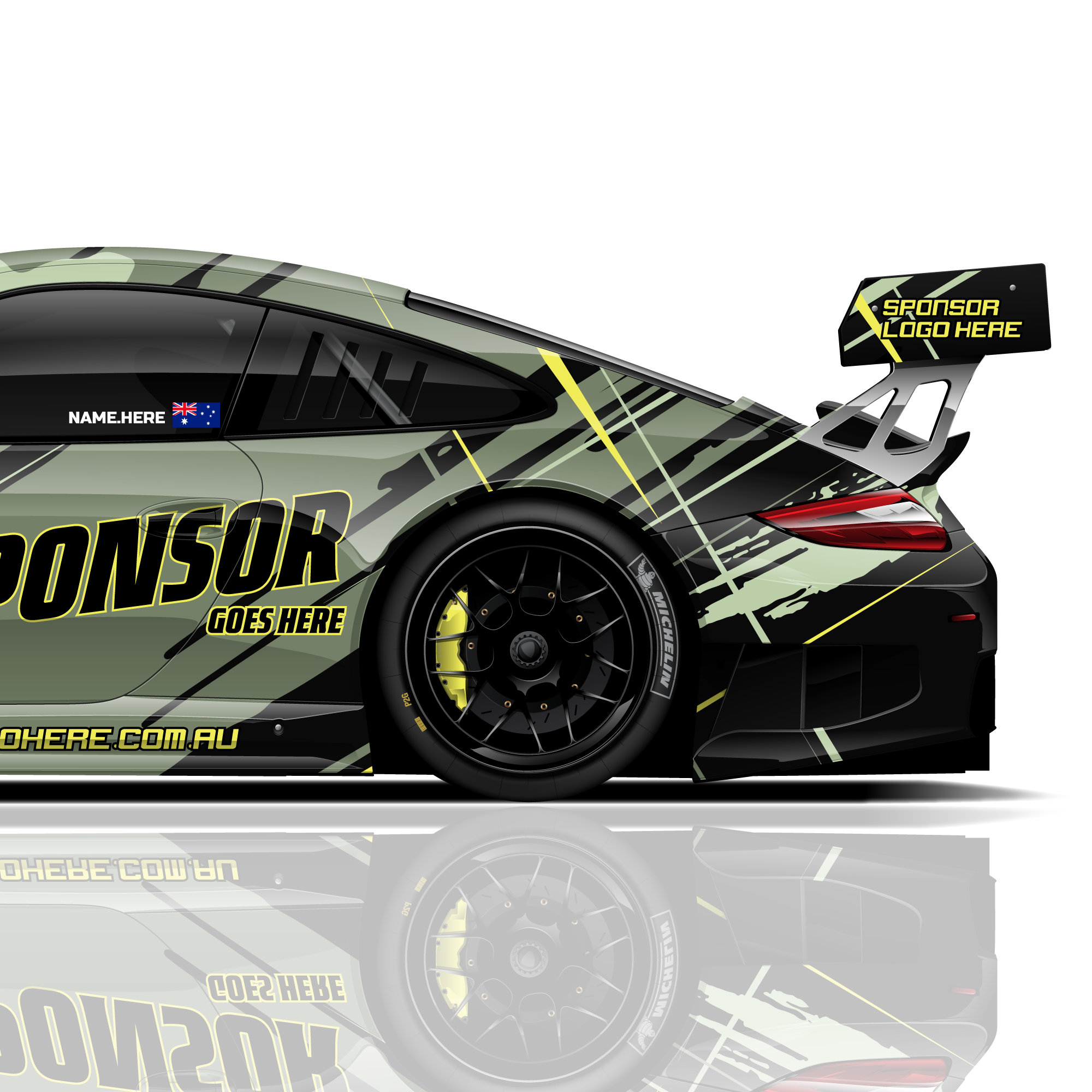 Crossed Lines Bushman Circuit Livery - Car Wrap, Motorsport Livery ...