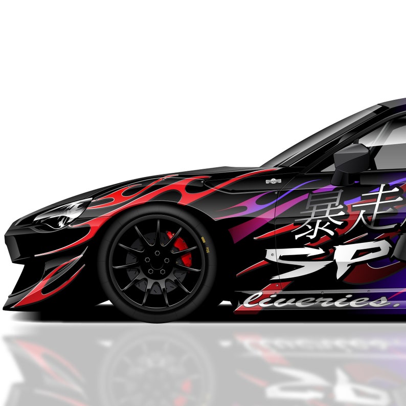 Hotboi Sunset Drift Livery Design - Car Wrap, Motorsport Livery, Drift ...