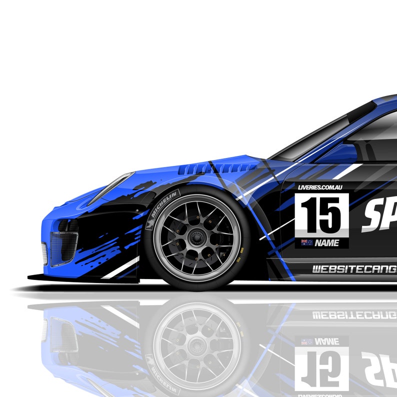 Crossed Lines Nightscape Circuit Livery - Digital File, Motorsport ...