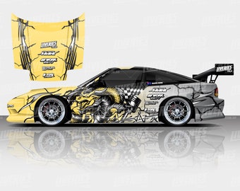 Beyond Stars Citrus Drift Livery Design - Car Wrap, Motorsport Livery, Drift Livery Design ...