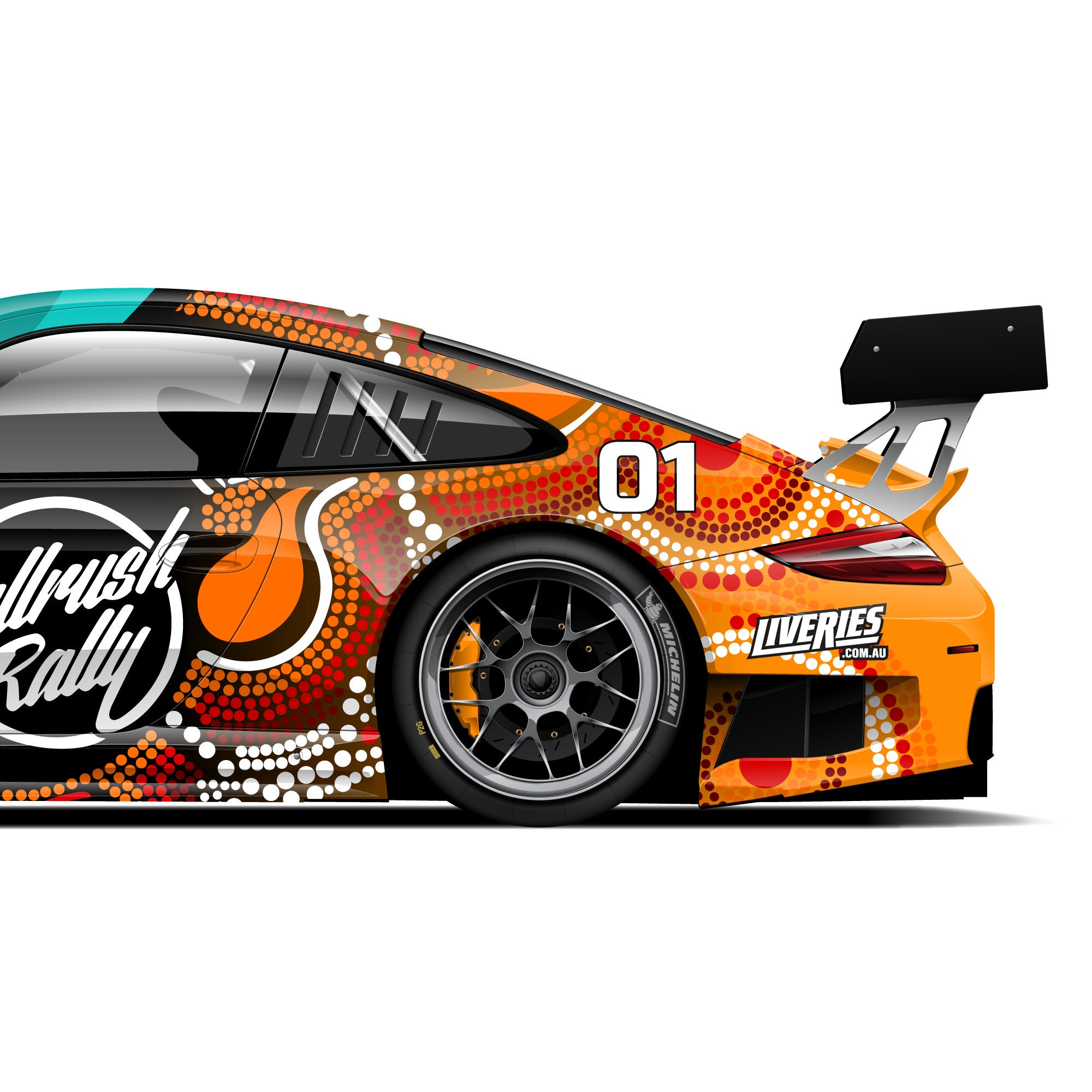 LIMITED EDITION Bullrush Rally Circuit Livery Design - Digital File ...