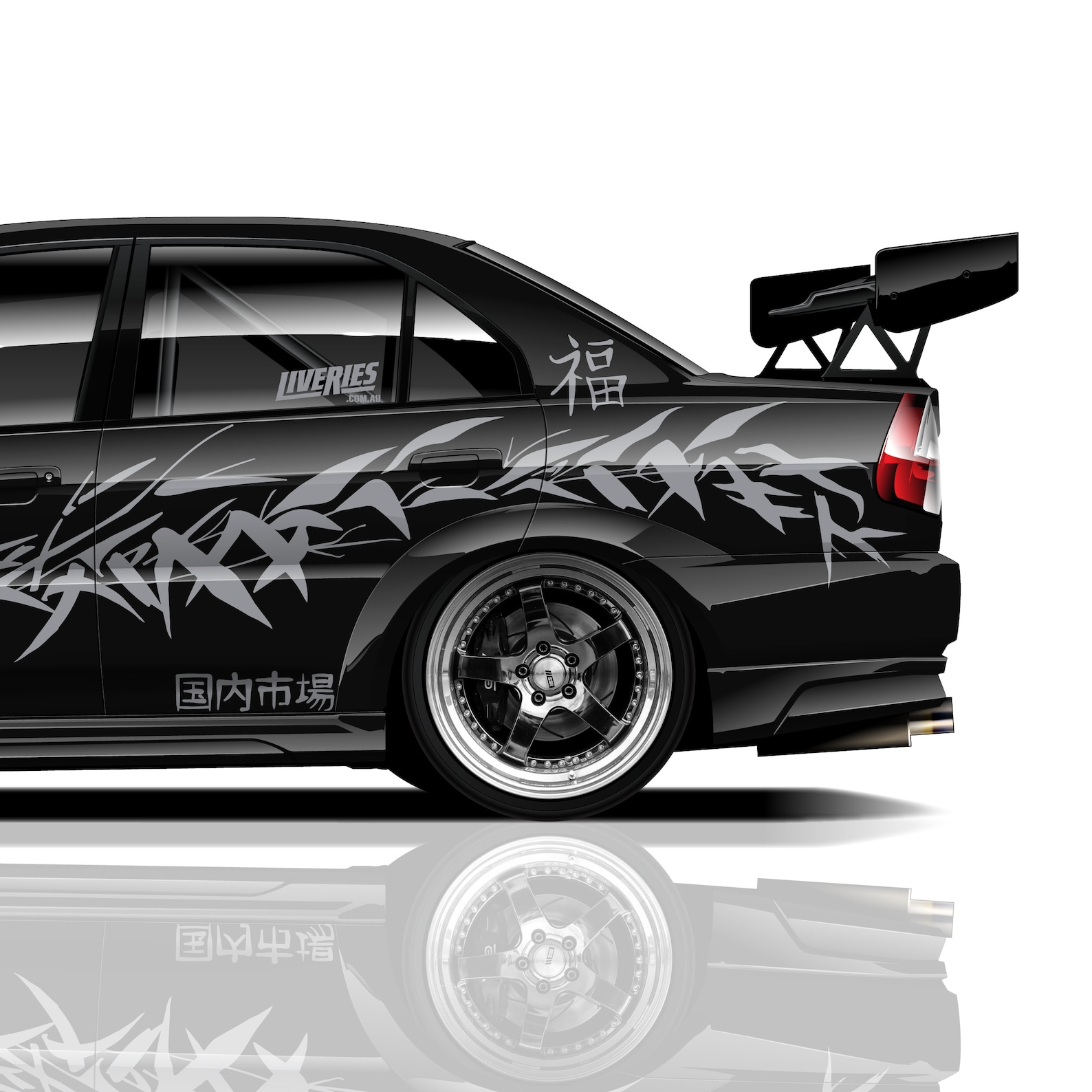 Bamboo Stealth Street Livery Design - Car Wrap, Motorsport Livery ...