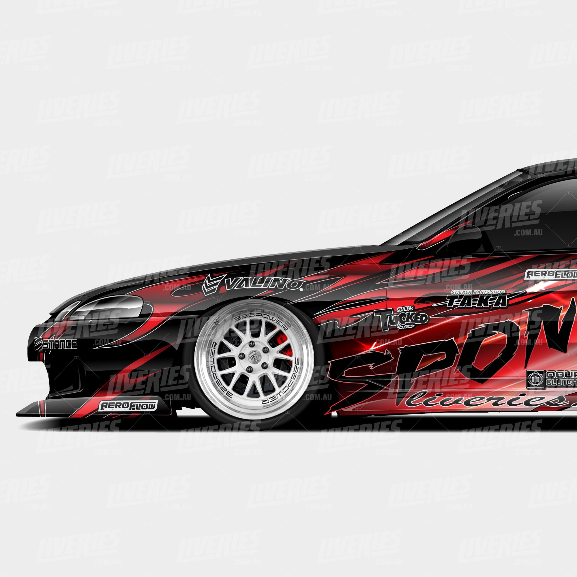 Zeus Flame Drift Livery Design - Digital File, Motorsport Livery, Drift ...