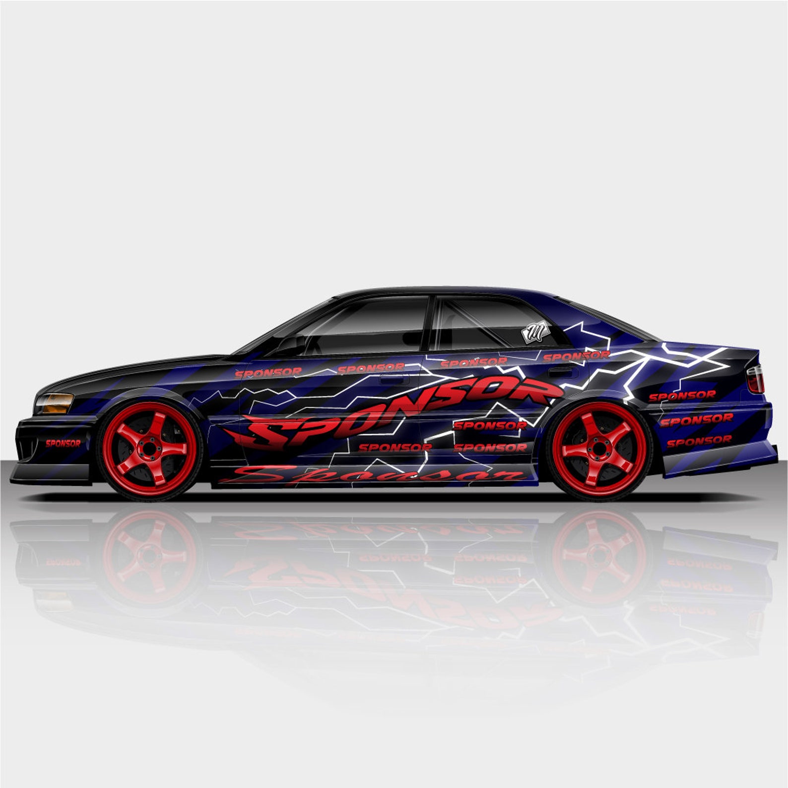 Stormy Nights Drift Livery Design - Car Wrap, Motorsport Livery, Drift ...
